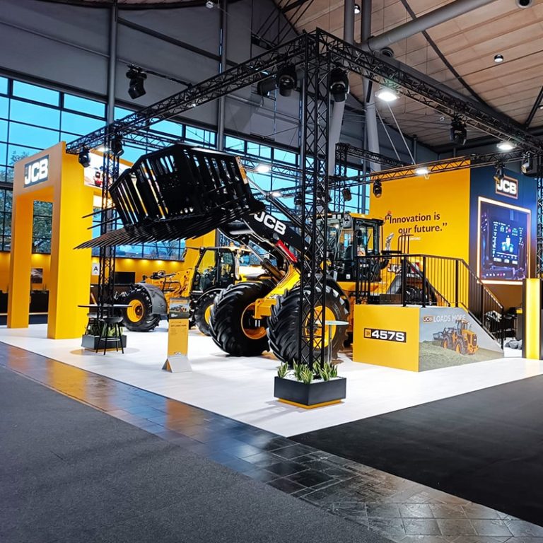 JCB Exhibition Stand - Hanover, Germany | Extreme Group
